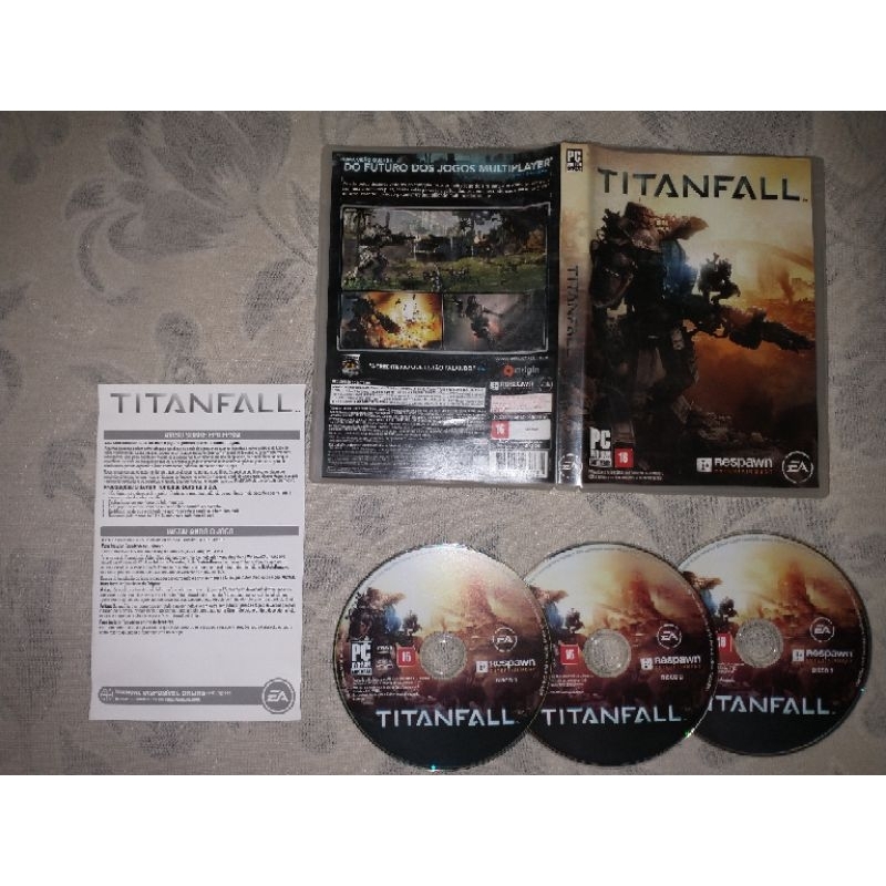 Titanfall jogo físico totalmente online multiplayer PC DVD original ...