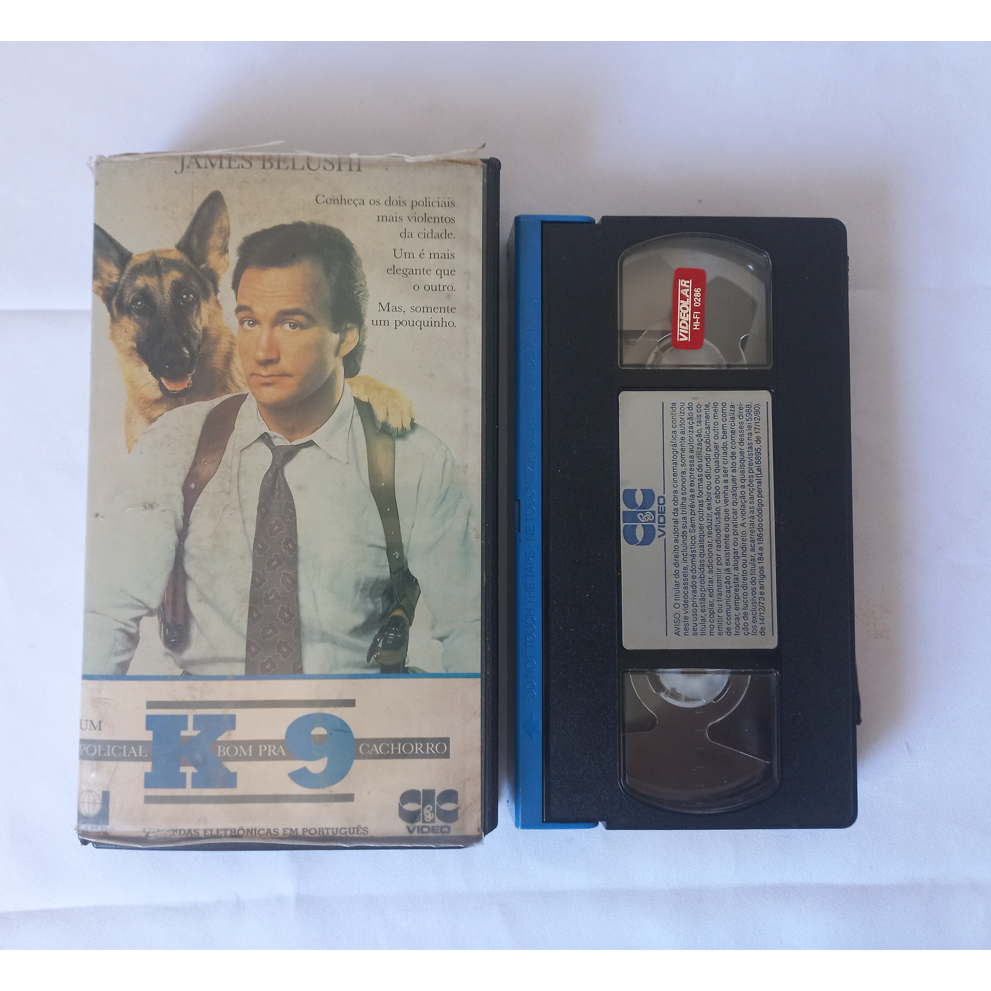 VHS K9: Um Policial bom pra Cachorro - Original | Shopee Brasil