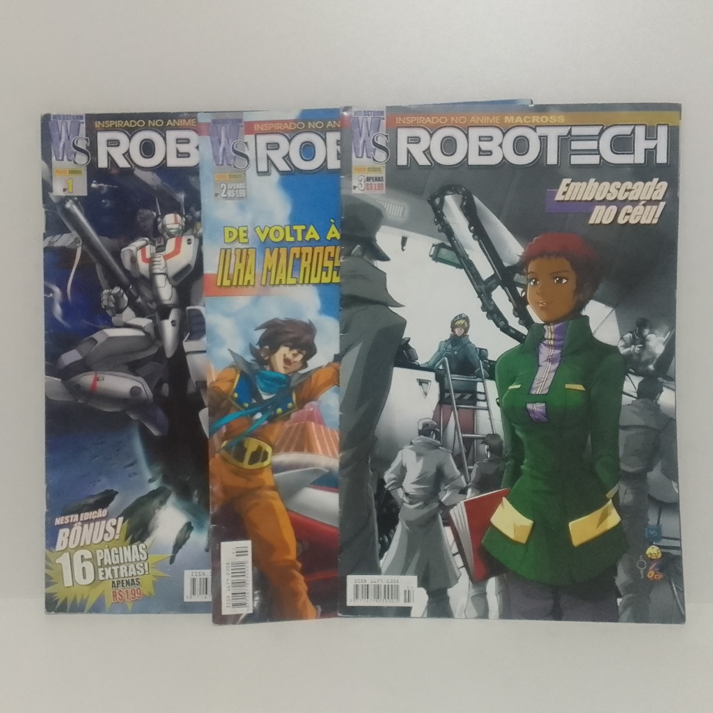 Robotech Mini-série Completa 12 Edições | Shopee Brasil