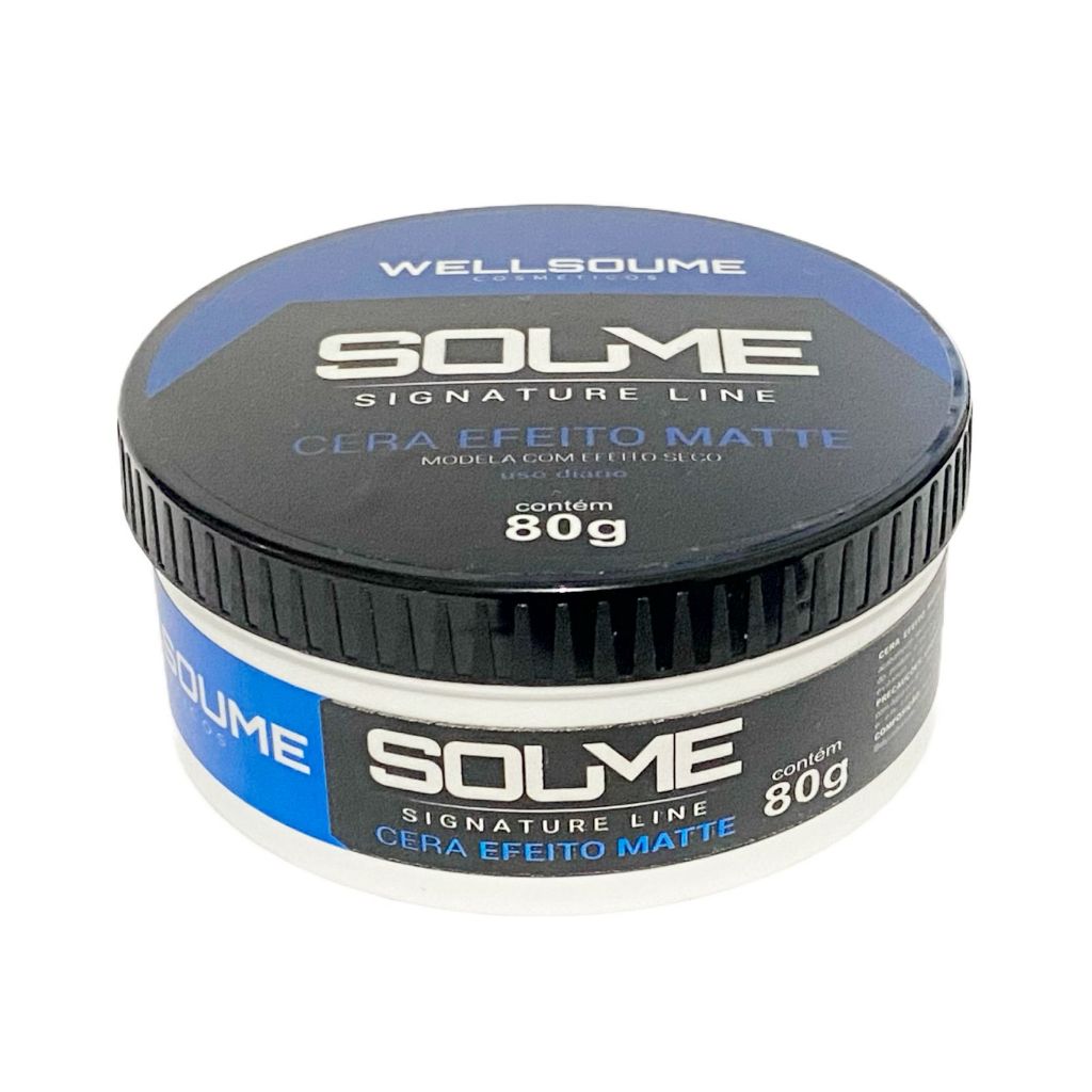 POMADA SOUME SIGNATURE LINE CERA EFEITO MATTE 80G | Shopee Brasil