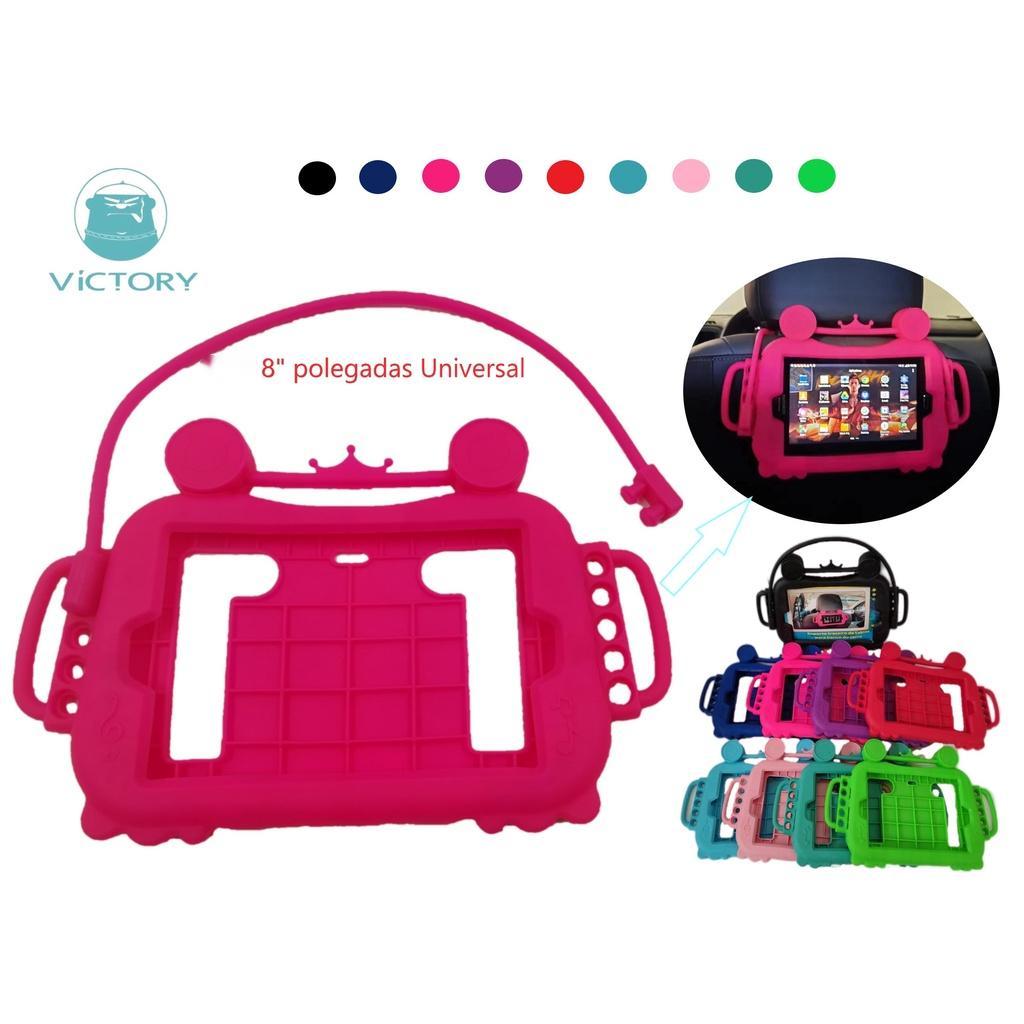 Capa Tablet 8 Polegadas Universal Kids Alça Com Suporte Veicular Para ...