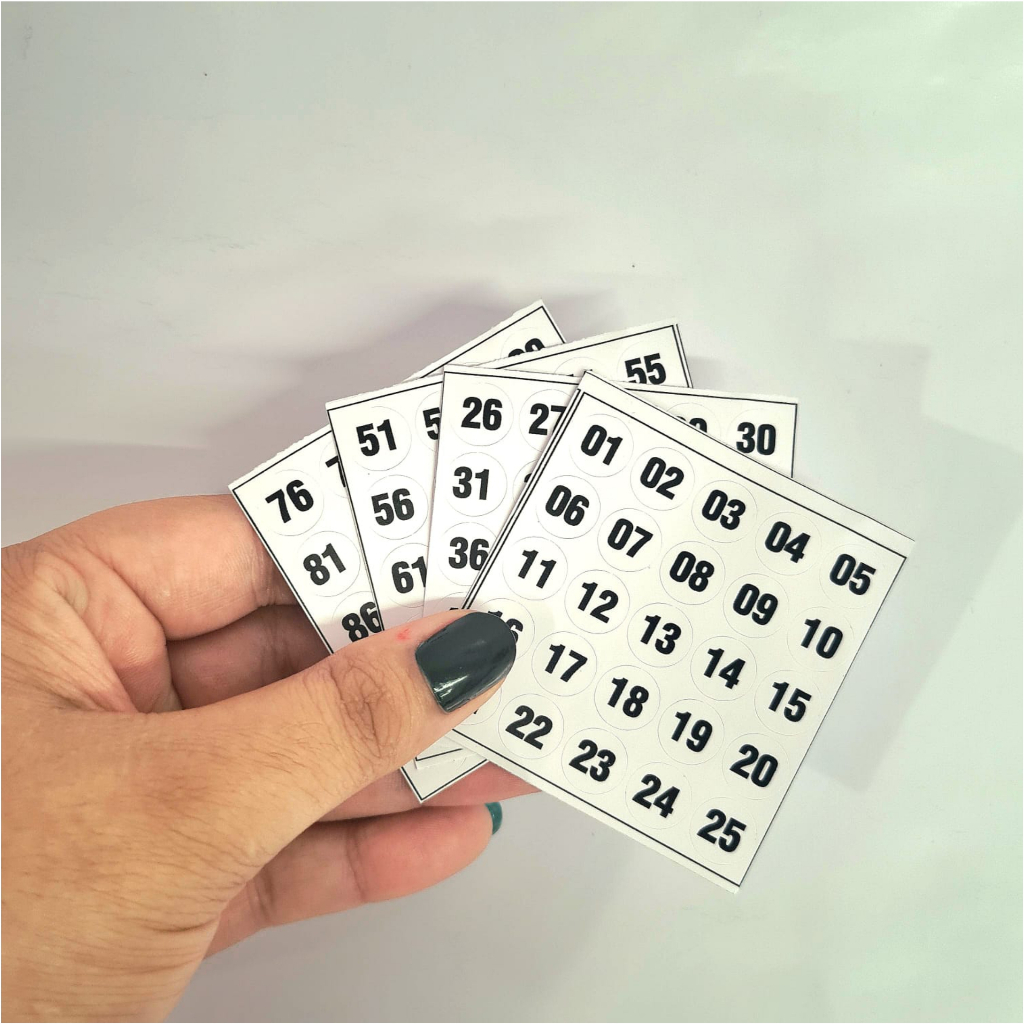 Adesivo de Números Pequenos 1 ao 50 1x1cm Bolinhas Numeradas | Shopee ...