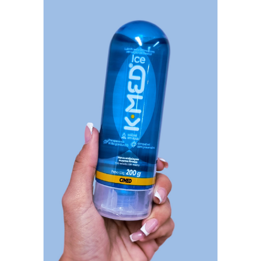 Lubrificante Íntimo Efeito Gelado Kmed Ice 200g - Cimed | Shopee Brasil
