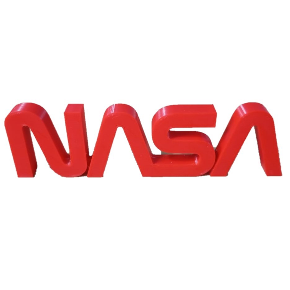 Letreiro Logo NASA Geek decorativo 3D AGÊNCIA ESPACIAL | Shopee Brasil