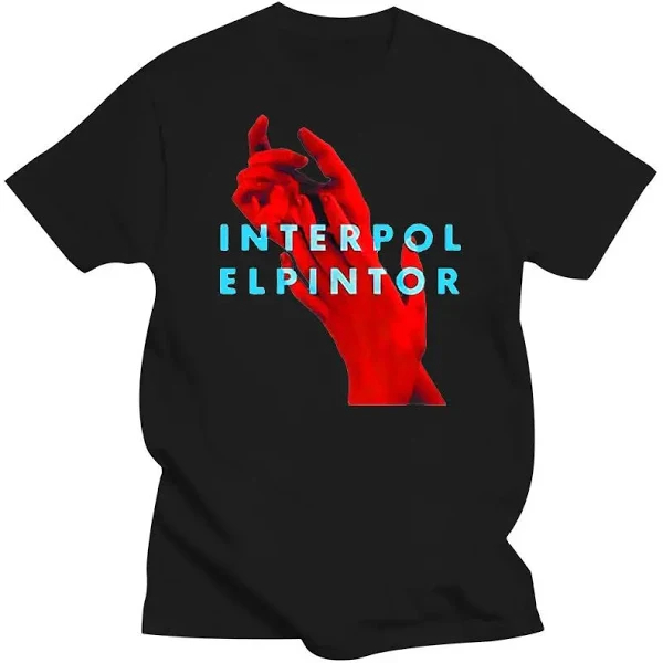 Camiseta Unissex Interpol Blusa Simples Banda De Rock T-shirt Álbum El Pintor | Shopee Brasil