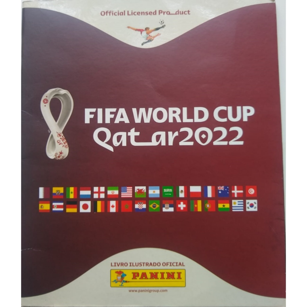Livro Ilustrado Oficial Fifa World Cup Qatar 2022 - com 214 Cromos ...