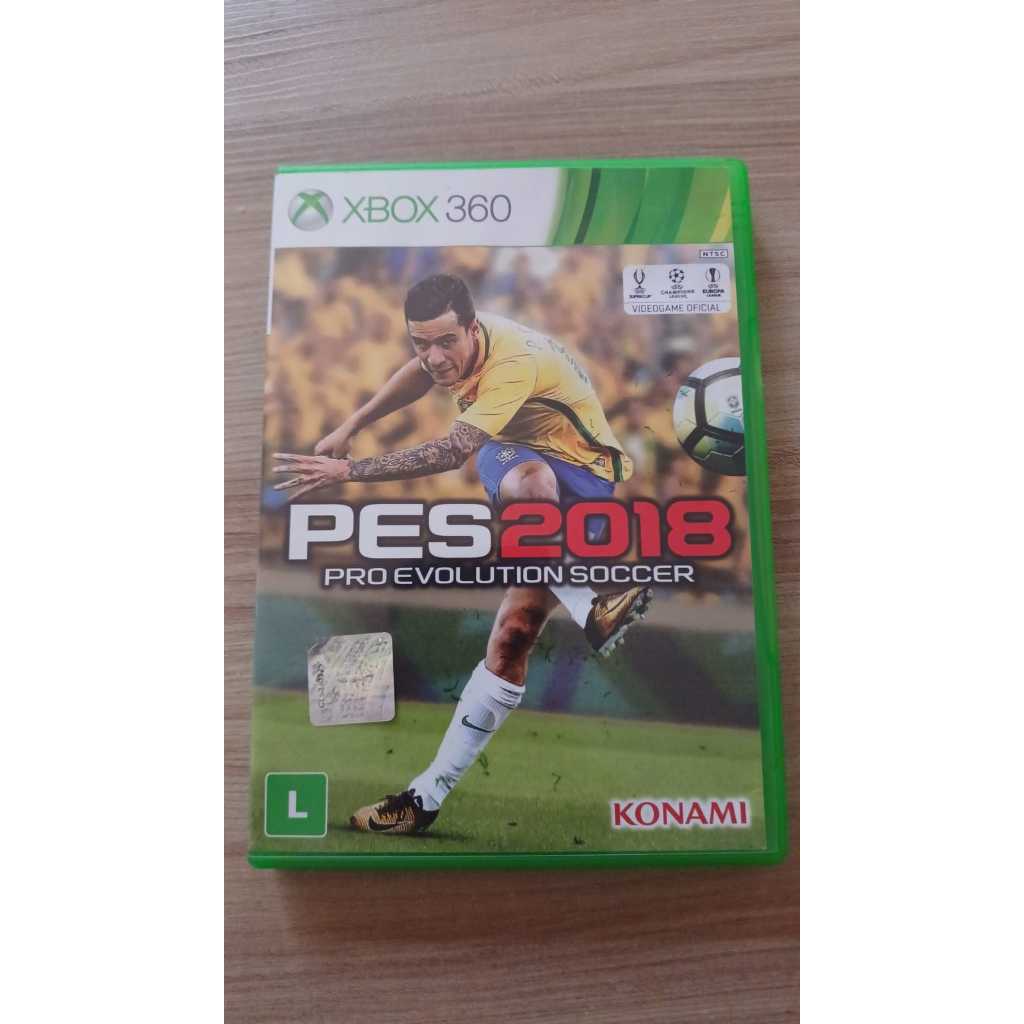 PES 2018 Pro Evolution Soccer - Xbox 360 - Mídia Física Original ...