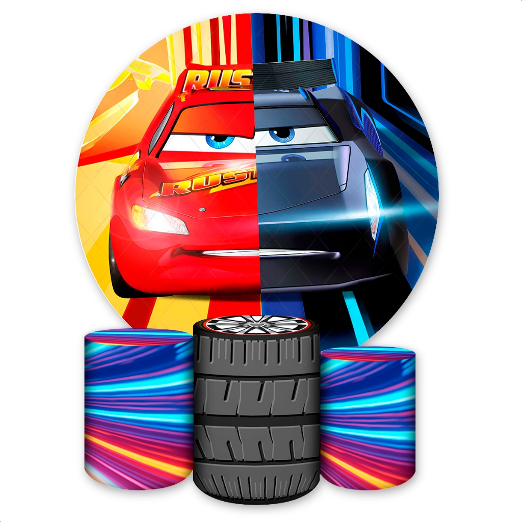 Kit Capa Painel + Trio Capas de Cilindros Sublimado Tema CAR | Shopee ...