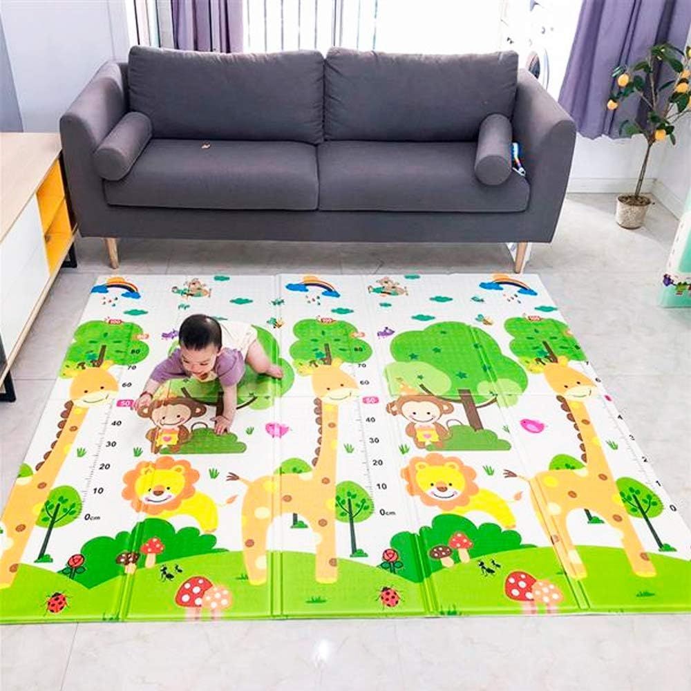 Tapete Tatame Infantil Emborrachado Dobrável Duplaface 2x1,5M | Shopee ...