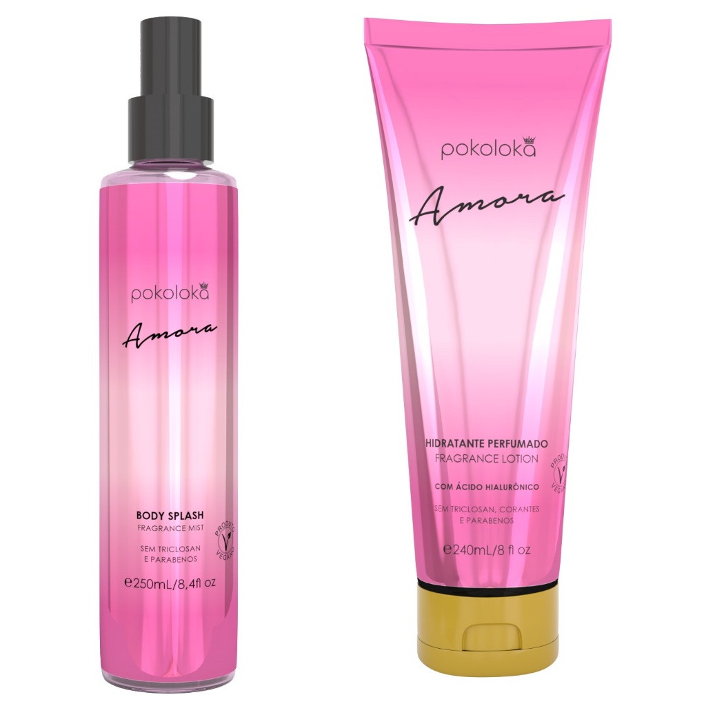 Amora - POKOLOKA - (BodySplash - Hidratante) | Shopee Brasil