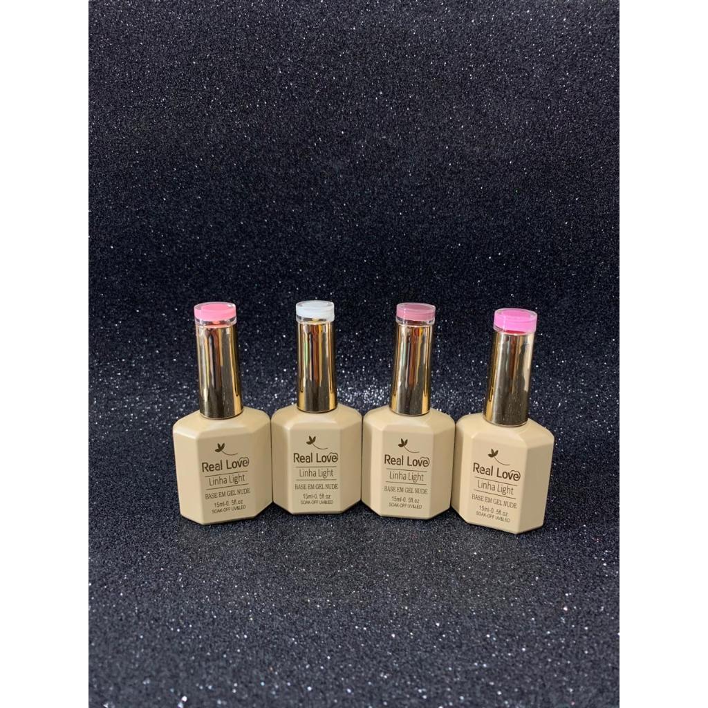 Base em Gel em Cores Para Unhas Em Gel Uv/Led 15ml | Shopee Brasil