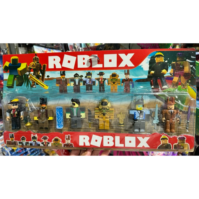 Roblox cartela grande 6 Bonecos cartelado grande articulados 11 cm Kit ...