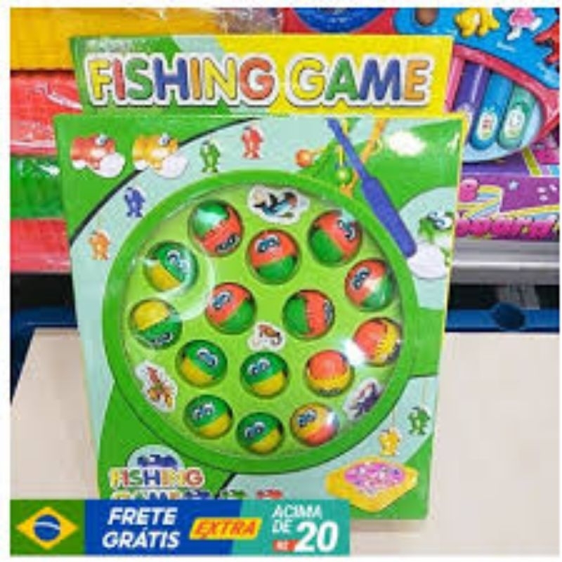 Brinquedo Jogo Pega Peixe Pesca Maluca Pescaria Infantil | Shopee Brasil