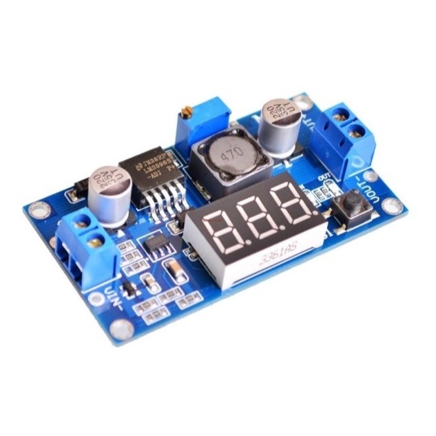 Regulador De Tensão Ajustável Lm2596 Dc Dc Display Step Down Shopee