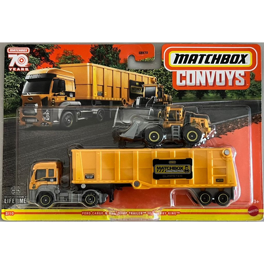 Matchbox Convoys Comboio Ford Cargo e MBX Dump Trailer & Quarry King ...