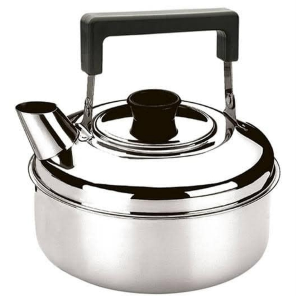 Chaleira Inox Com Tampa - Vários Tamanhos 1,5/2/2,5/3,5/4,8 litros ...