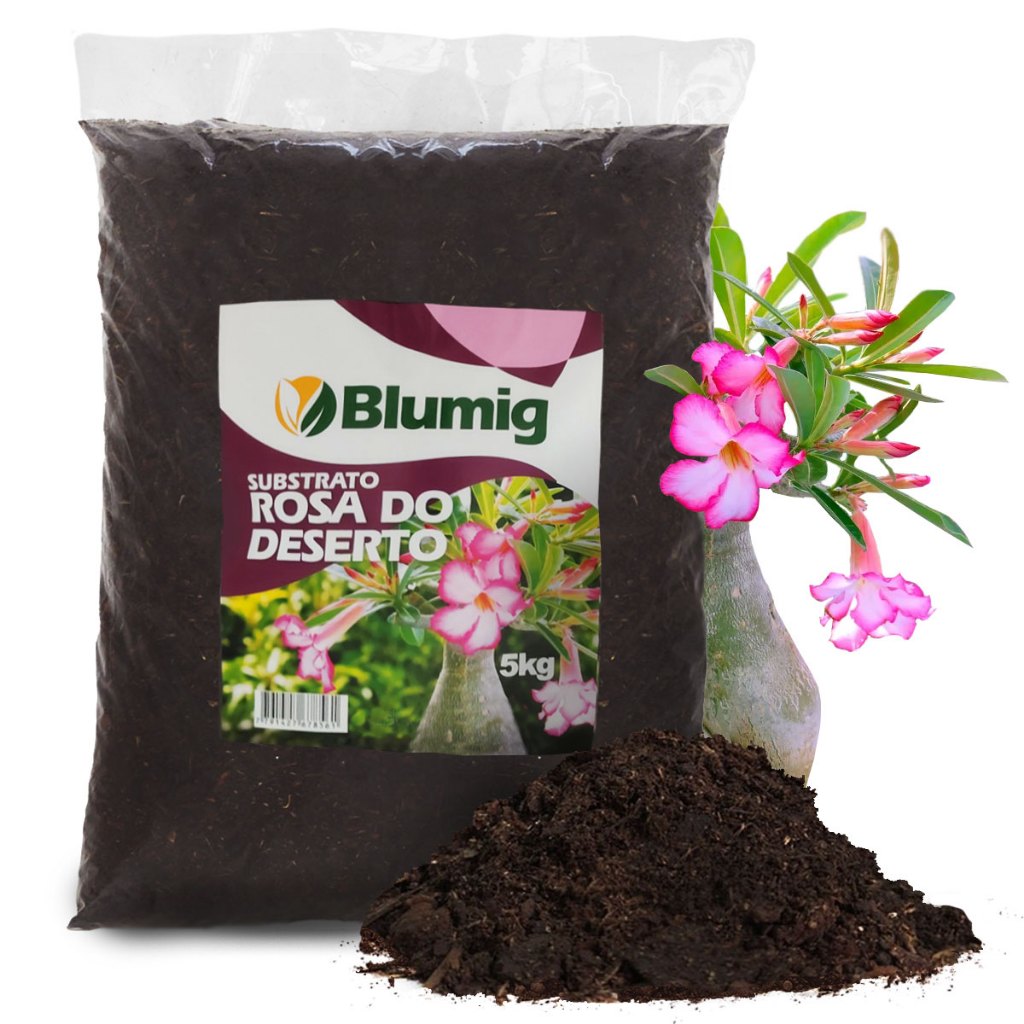 Substrato para Rosas do Deserto 5Kg - Blumig Substratos | Shopee Brasil