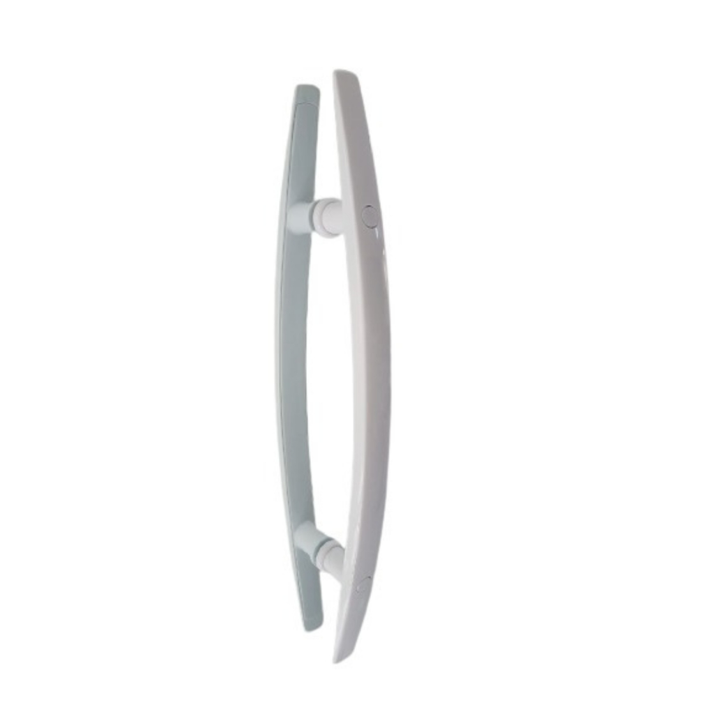 Puxador Chato Curvo 50cm Duplo Portas Pivotantes Barra Chata 50cm ...