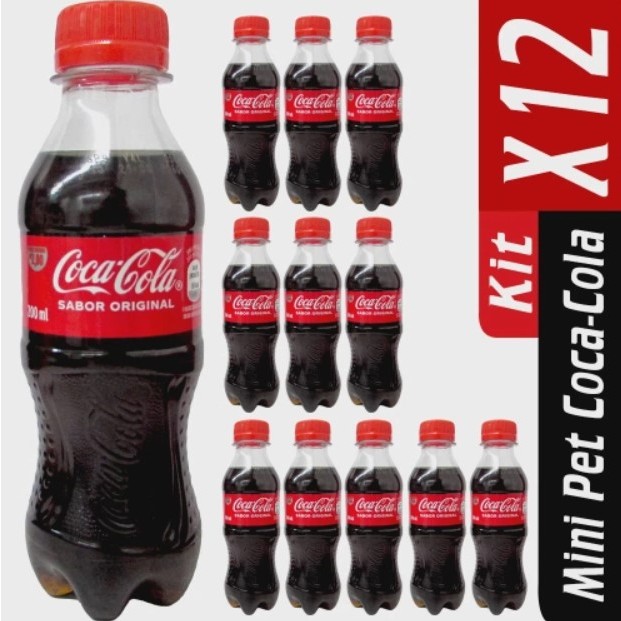 Kit 12 Coca-cola Mini 200ml Pack Fardo Fechado - Oferta | Shopee Brasil