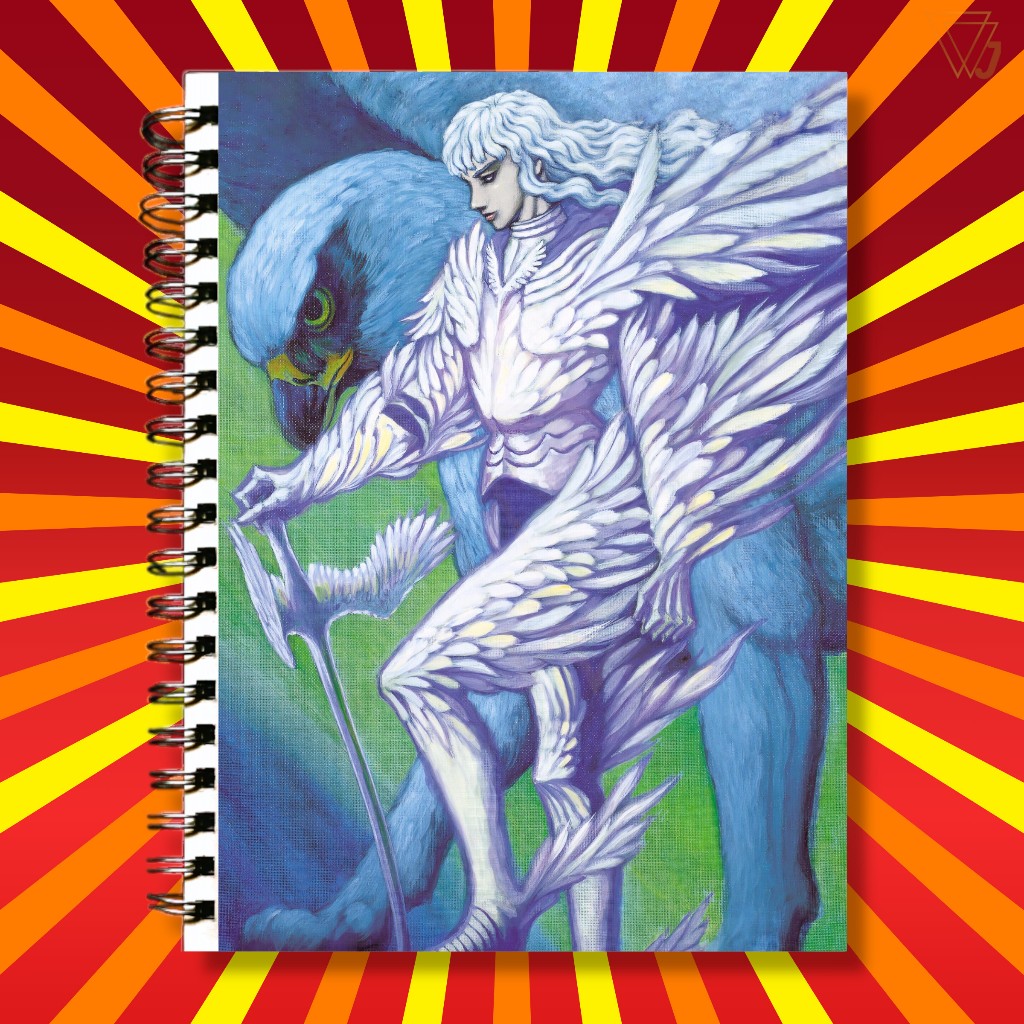 Adesivo Para Capa de Caderno Anime Manga Berserk Griffith Excelente ...