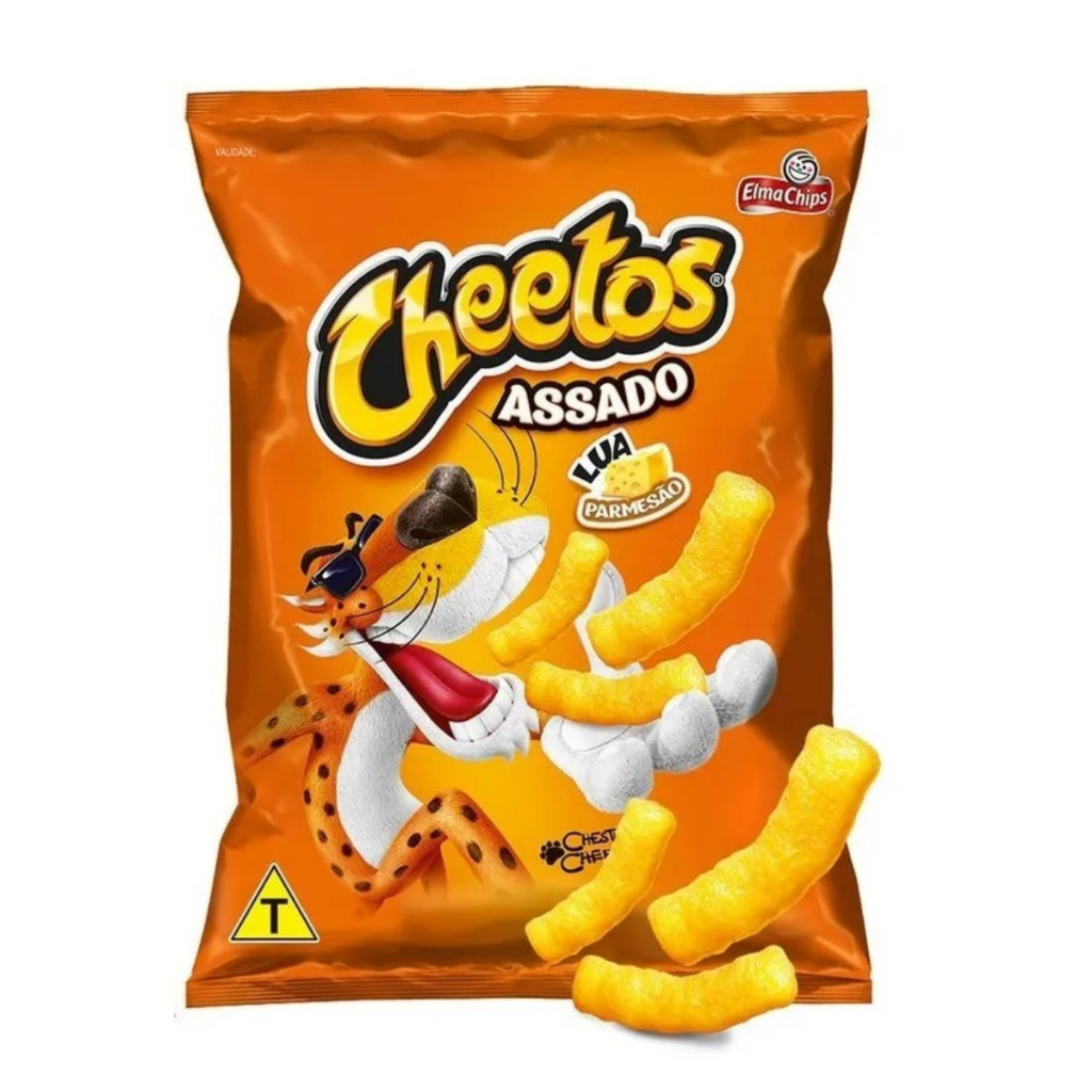 Salgadinho Cheetos Parmesão-Lua Elma Chips 40g Kit 10 Atacado | Shopee Brasil