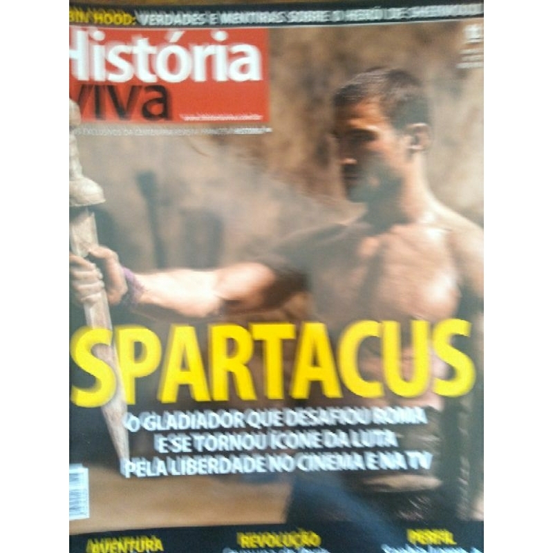 Revista História Viva - Spartacus, o gladiador que desafiou Roma - Ano IX n°107 | Shopee Brasil