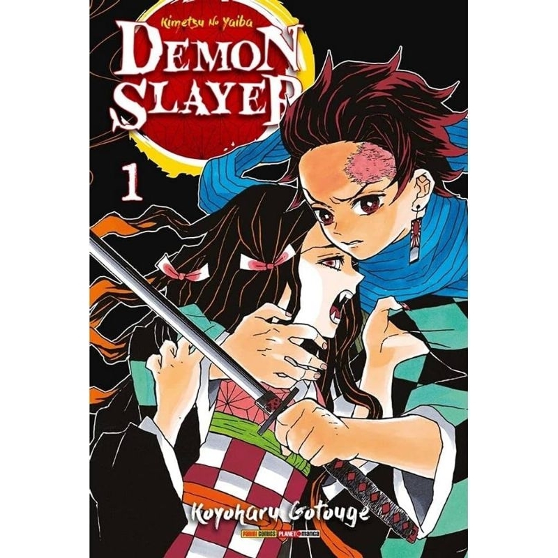 *LACRADO* Mangá Demon Slayer (Kimetsu No Yaiba) - Volume 1 - Original Panini | Shopee Brasil