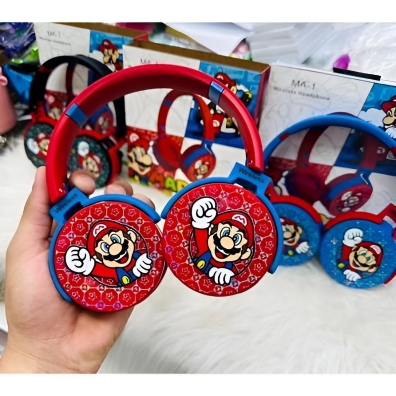 Fone De Ouvido Bluetooth Sem Fio Headset Super Mario MA-1+Envio ...