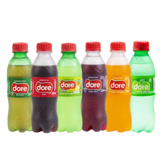 REFRIGERANTE DORE 250ML, 12 UNIDADES | Shopee Brasil