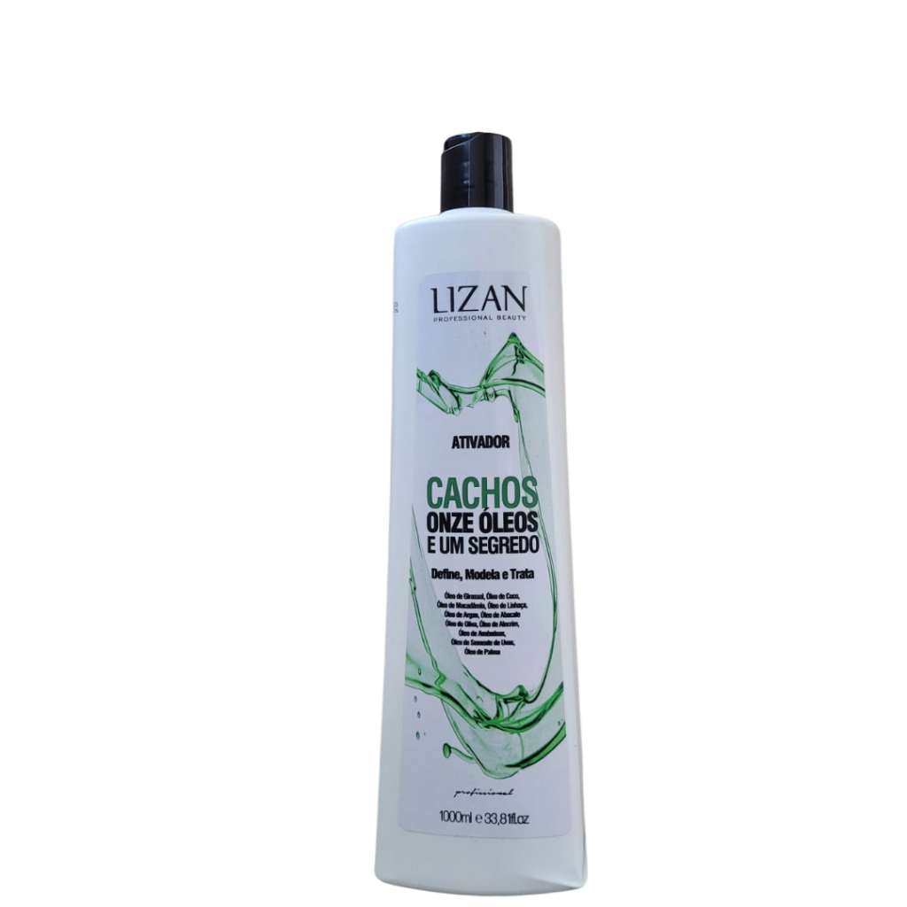 Lizan Ativador Onze Óleos e Um Segredo Cachos 1000ml | Shopee Brasil