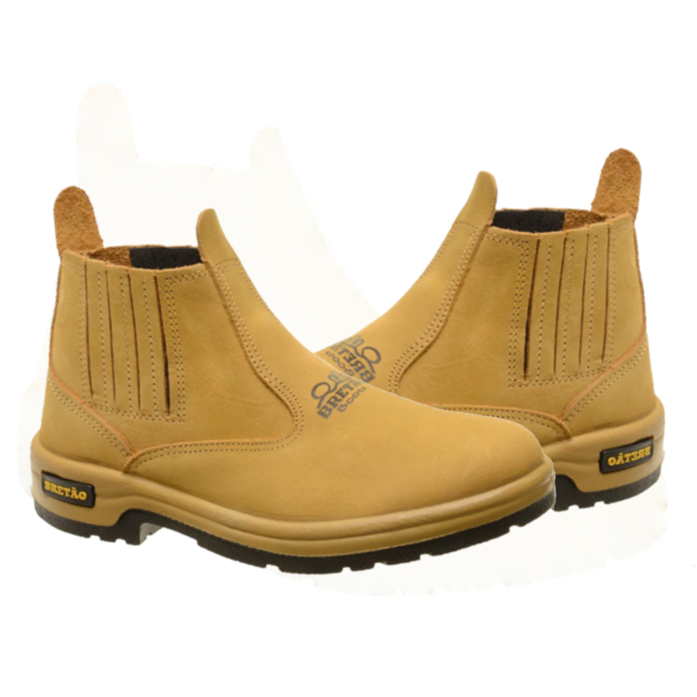 Botina Masculina Roça Couro Resistente 27 ao 47 Bretão Boots - Promoção ...
