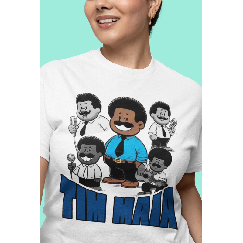 Camiseta Personalizada Tim Maia | Shopee Brasil