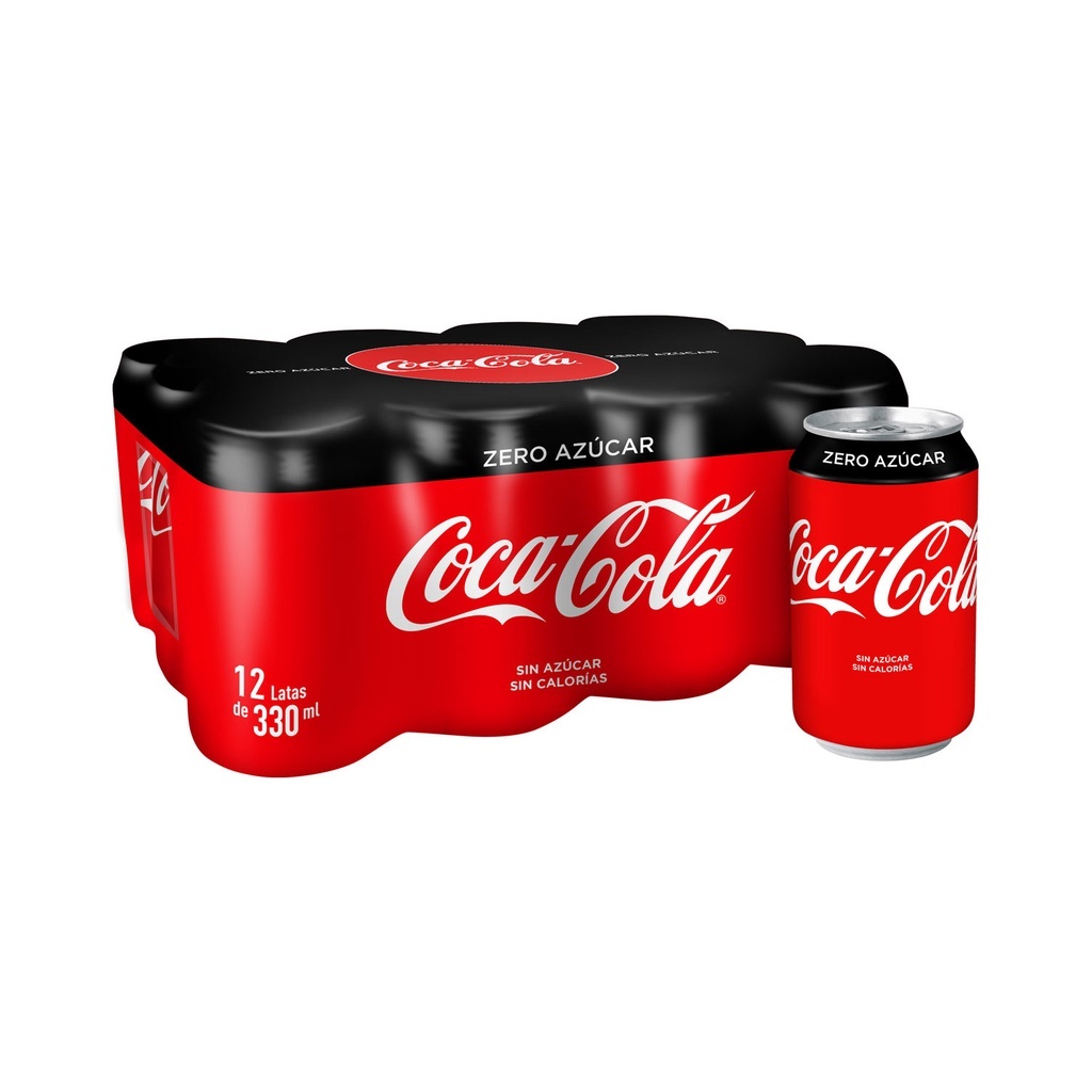 Coca Cola Zero Lata 350ml - Pack 12 Unidades | Shopee Brasil