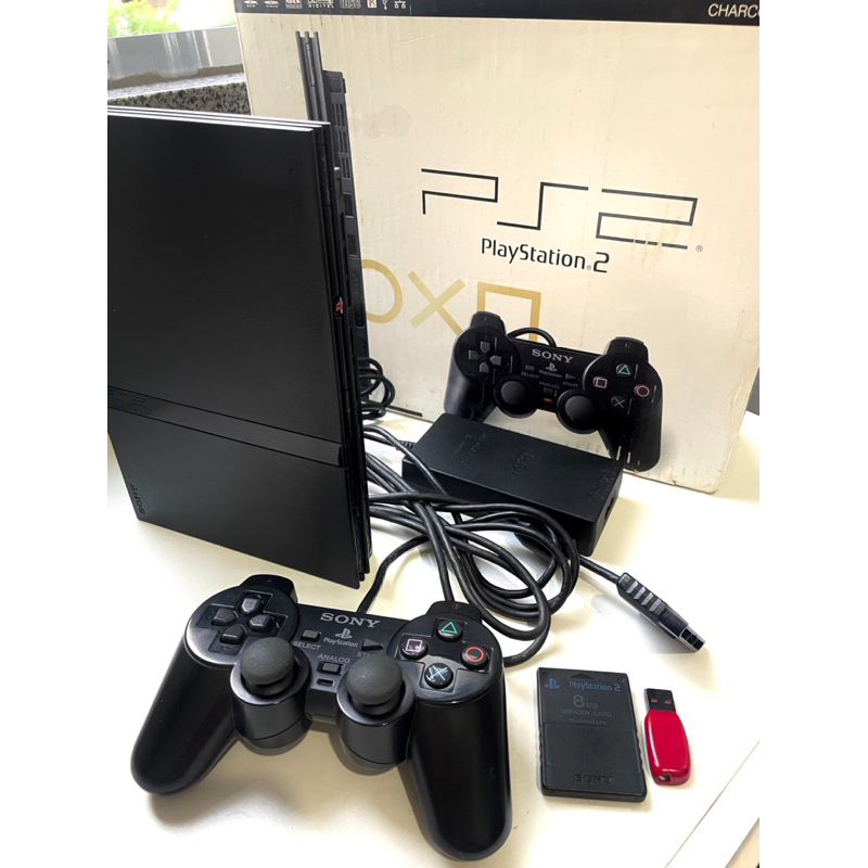 PlayStation 2 (Kit com OPL) DualShock 2 Original | Shopee Brasil