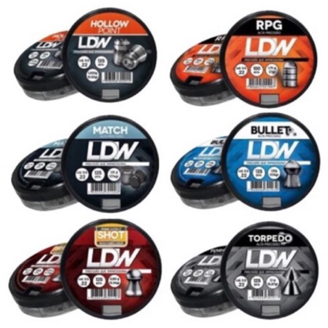 Kit 6 Chumbinho 5.5 LDW Variados | Shopee Brasil