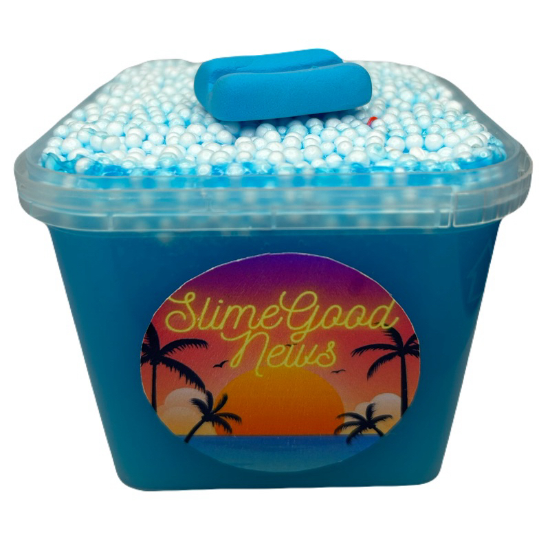 slime crunch shiny Gum perfumado amoeba com bolinhas massinha | Shopee ...