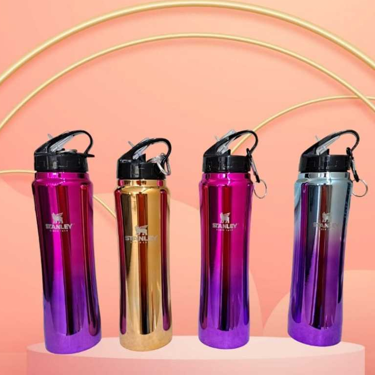 Garrafa Termica Colorida com Chaveiro e Bico Retrátil 600ml | Shopee Brasil