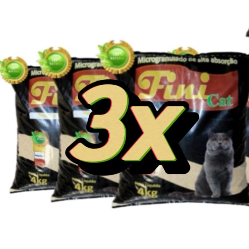 areia gato fini cat 3x4 kg (12kg) | Shopee Brasil