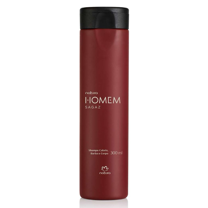 Shampoo Natura Homem Sagaz Cabelo e Corpo 300ml | Shopee Brasil