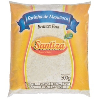 Farinha de Mandioca Fina Santiza 500g Tipo 1 - 01 unidade | Shopee Brasil