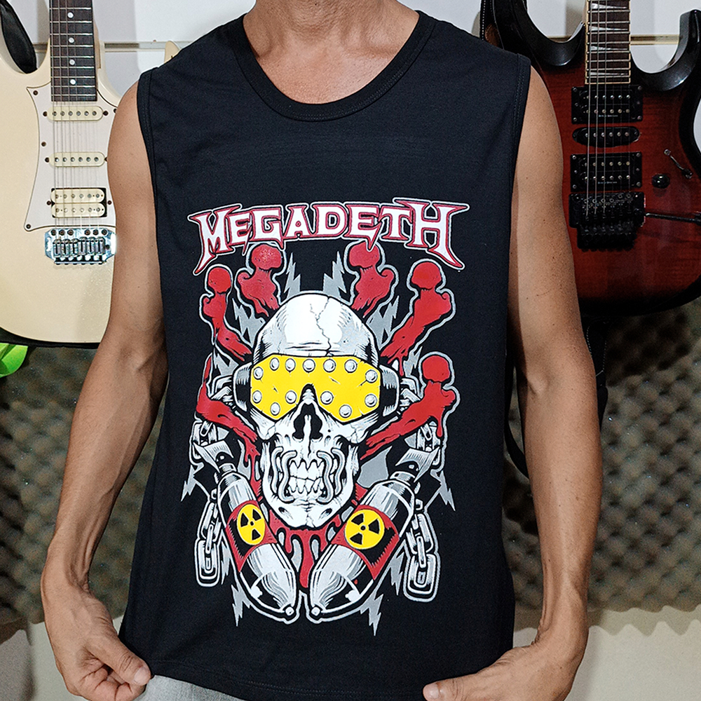 Kit 5 camiseta Regata masculina de rock Megadeth Iron Maiden Linkin ... Kit 5 camiseta Regata masculina de rock Megadeth Iron Maiden Linkin ...
