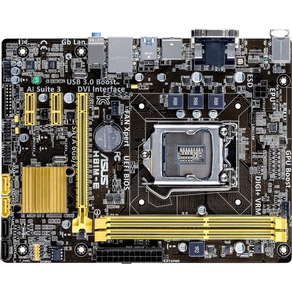 PLACA MÃE ASUS INTEL H81M-E LGA 1150 DDR3 - Faz a Boa!