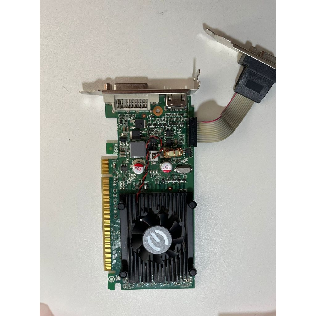 Placa de video evga geforce gt 210 1gb Usado perfil baixo | Shopee Brasil
