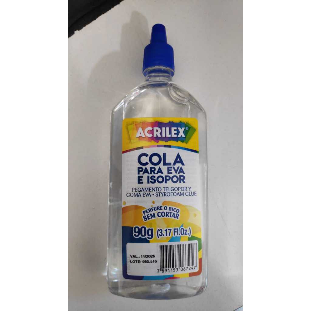 COLA PARA EVA E ISOPOR ACROLEX 90g E 35g | Shopee Brasil