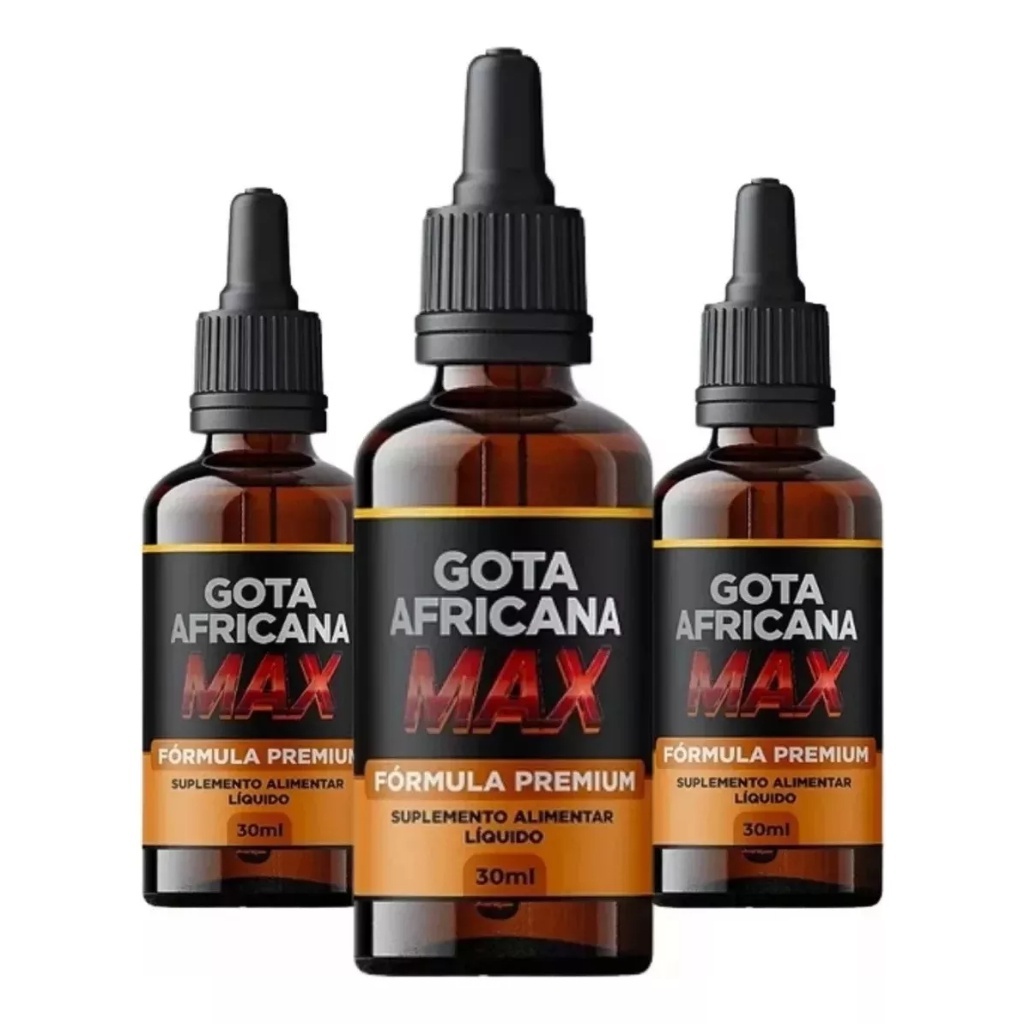 Kit 3x GOTA AFRICANA MAX ORIGINAL | Shopee Brasil