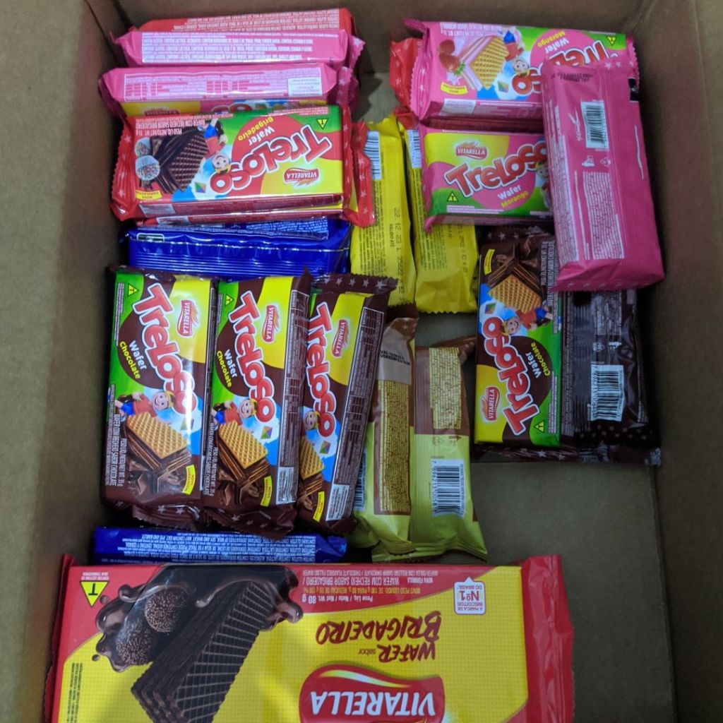 Kit 30 Bolachas Diversas - Bolachas - Wafer - 30 unidades | Shopee Brasil