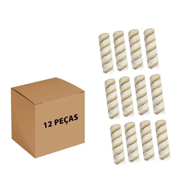 Kit 12 Rolos De Lã Polipop 23cm | Shopee Brasil