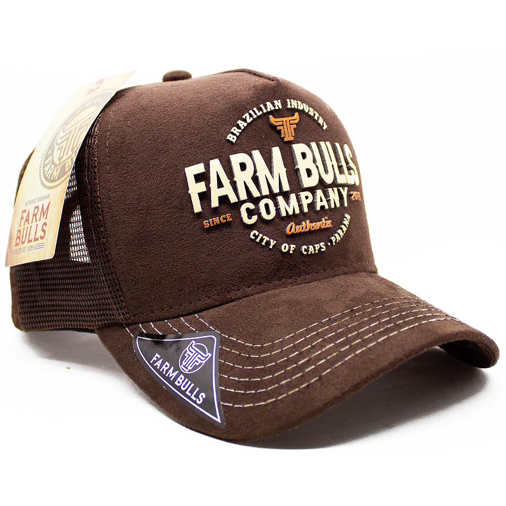 Bone Adulto Farm Bulls Original Rodeo Country Telinha Top | Shopee Brasil