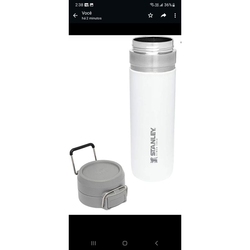 Garrafa Stanley The Quick Flip GO, 709 ml, Polar | Shopee Brasil
