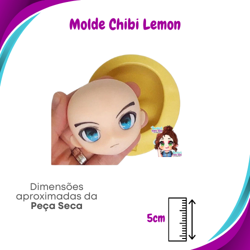 Molde de Silicone Chibi Lemon - Cabeça - BCV | Shopee Brasil